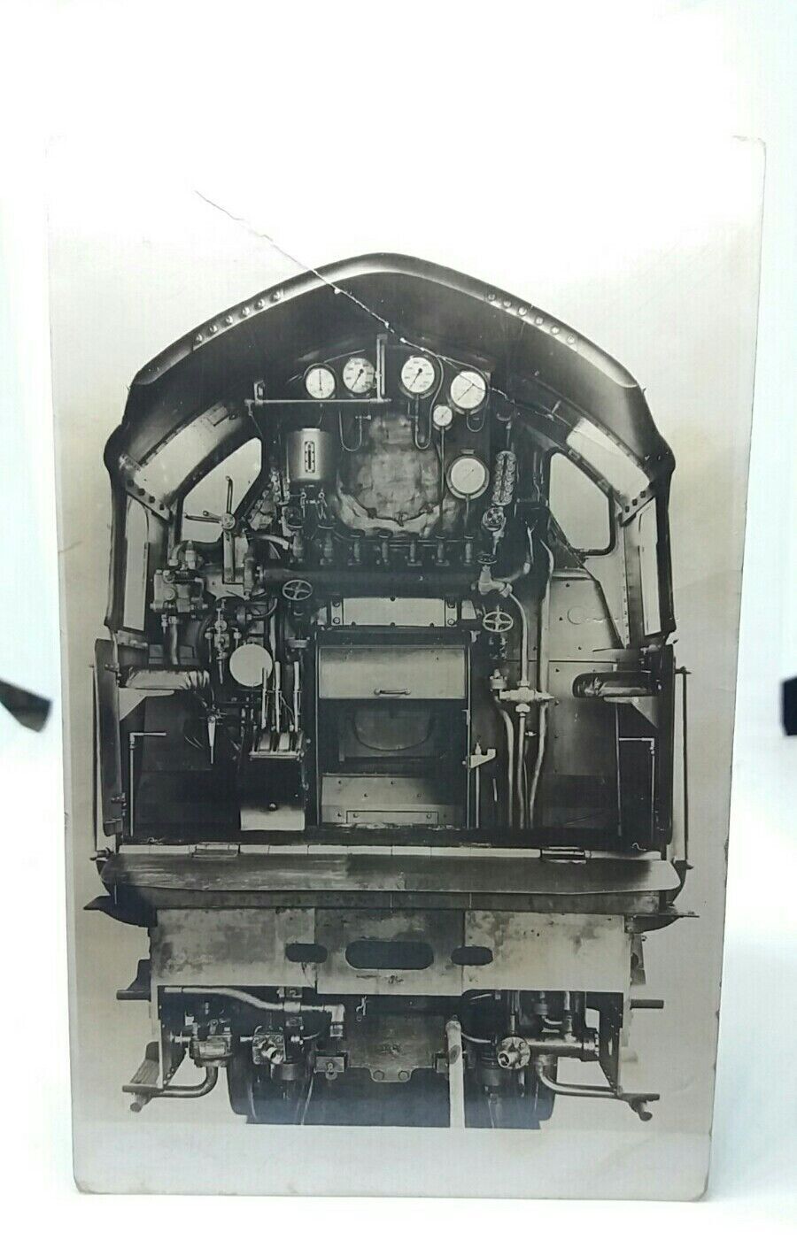 Cab of LNER High Pressure Compound Express Locomotive no 10000 Vintage ...