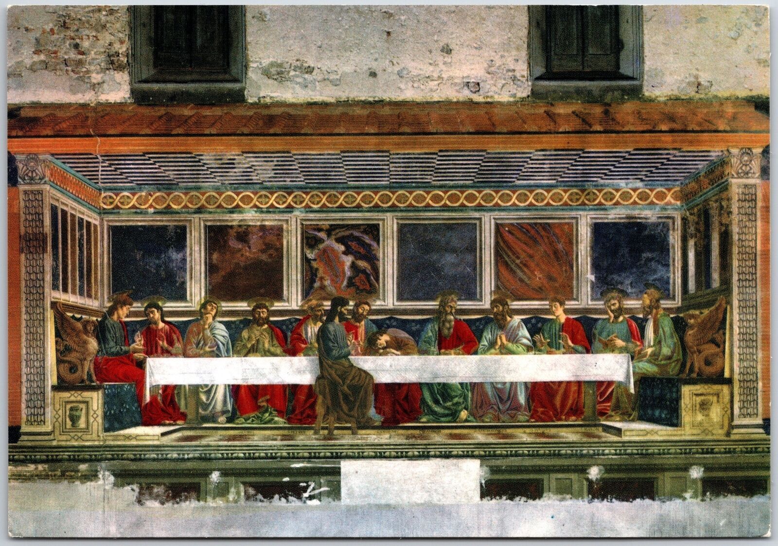 Firenze Cenacolo Di S. Apollonia Andrea Del. Castagno Last Supper Italy ...