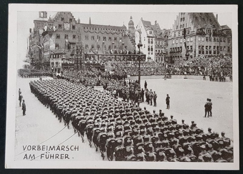 German 3rd Third Reich Nsdap Original Propaganda Postcard Nuremberg ...