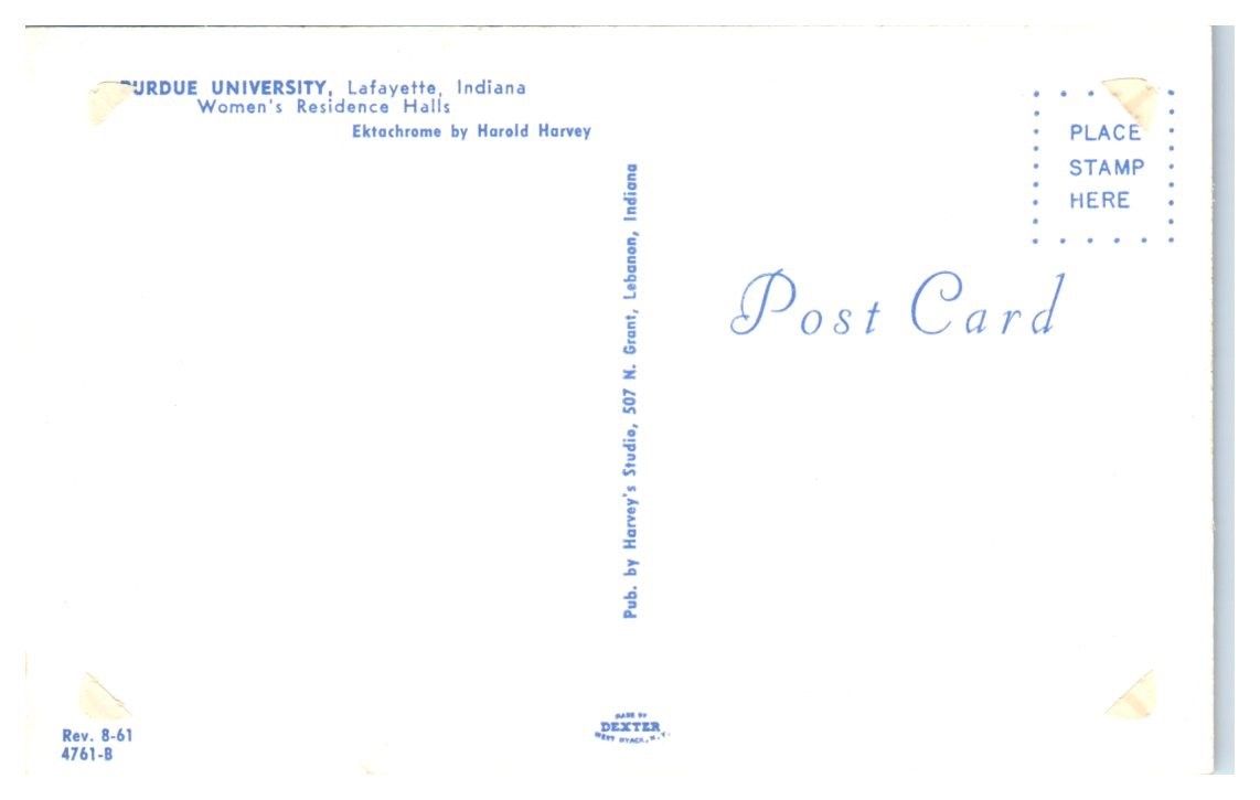 Purdue University, Women's Residence Halls/Dorms, West Lafayette, IN ...