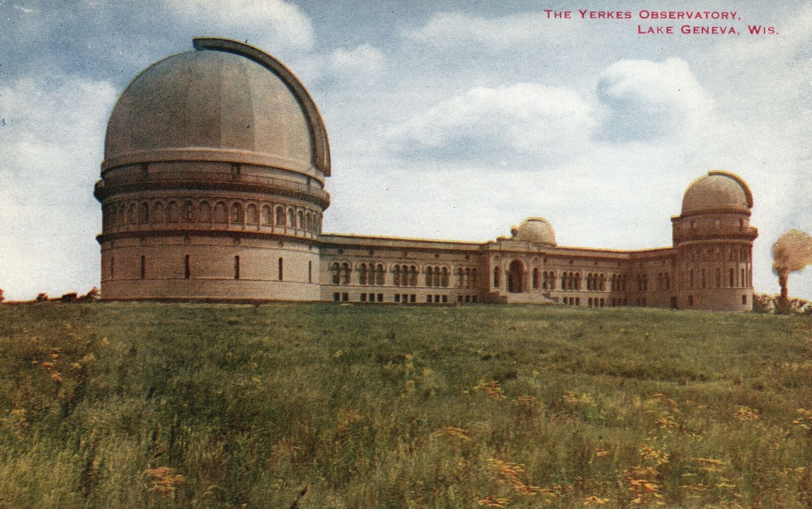 Vintage Postcard The Yerkes Observatory Lake Geneva Wisconsin WI V. O ...