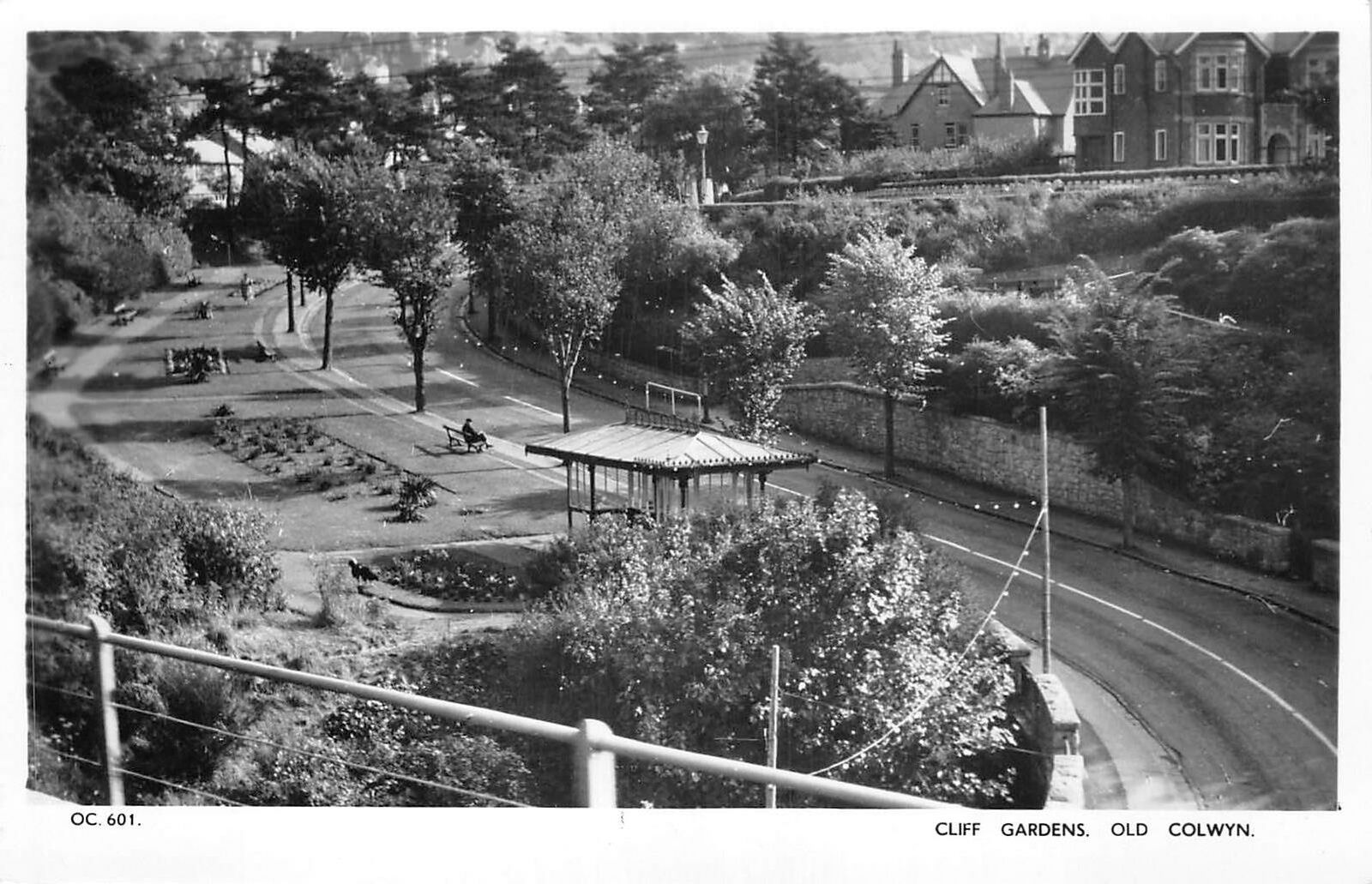 uk51074 cliff gardens old colwyn wales real photo uk | Europe - United ...