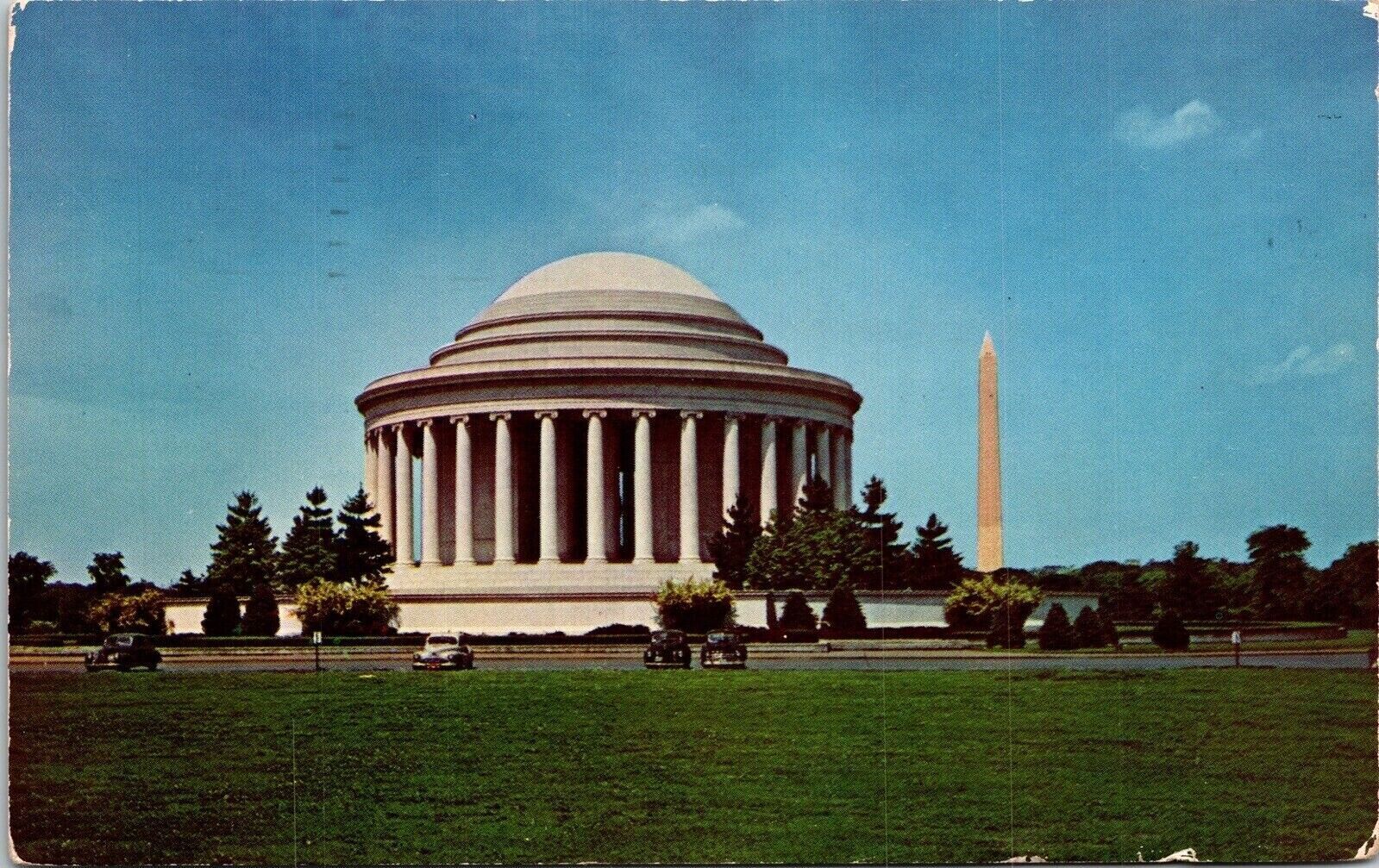 Jefferson Memorial Tital Basin Southern End Mall Washington Dc Pm ...