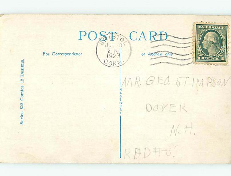 Pre-Linen Comic MAN Spits Into Spittoon Spit Bucket Hl2635 | Topics ...