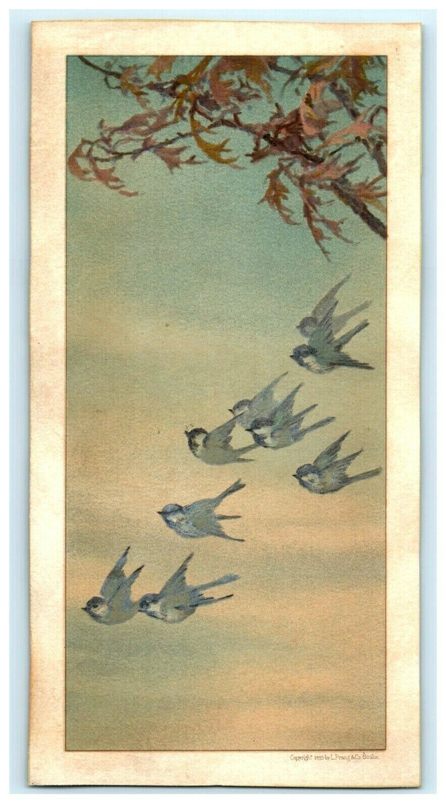 1893 Victorian Trade Card Beautiful Wild Birds Sparrows? #5G | Ephemera ...