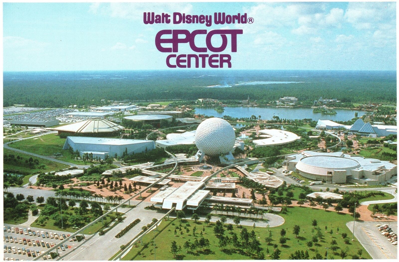 Vintage Postcard Walt Disney World Epcot Center Tourist Attraction Bay ...