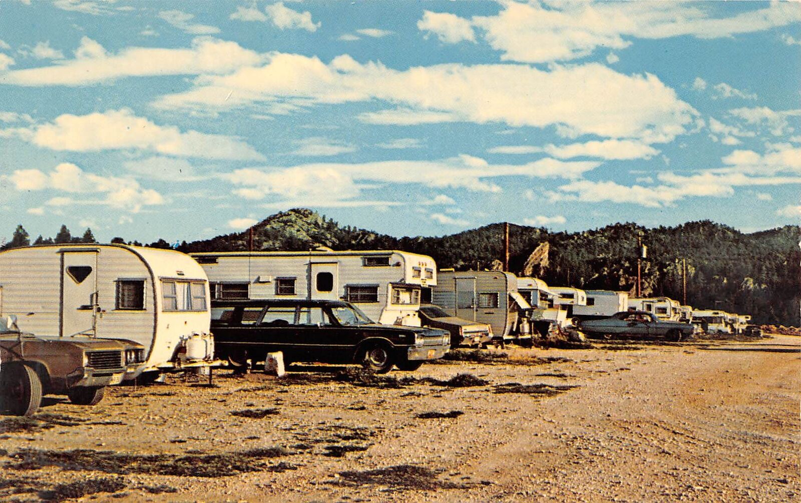 Custer South Dakota Flintstone's Bedrock City Campground, Photochrome ...