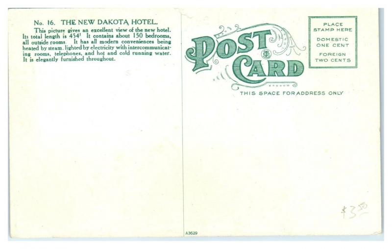 Early 1900s New Dakota Hotel, Hunters Hot Springs, MT Postcard *4W ...