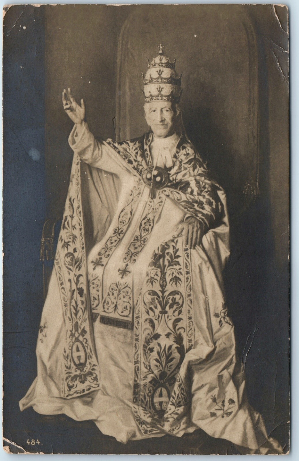 c1910s Vatican City RPPC Pope Pius X Papal Triple Crown Ornate ...