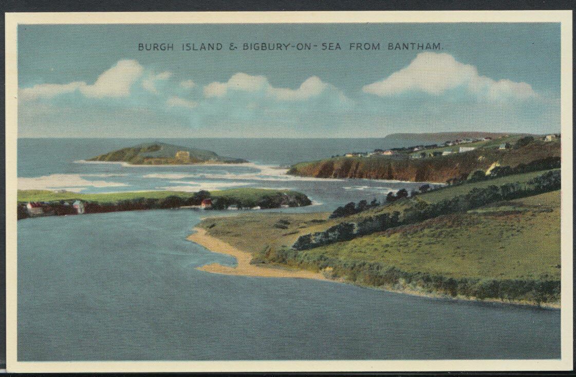 Devon Postcard - Burgh Island & Bigbury-On-Sea From Bantham D840 ...