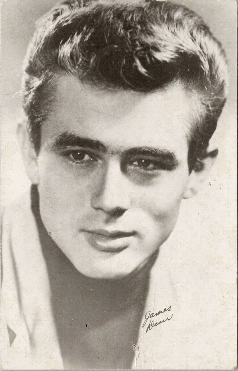 James Dean Actor Portrait RPPC Postcard F95 *as is | Topics - People ...