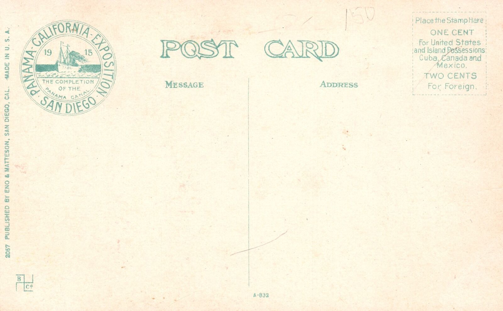 Vintage Postcard Carnegie Library Bldg. Historic Landmark San Diego ...