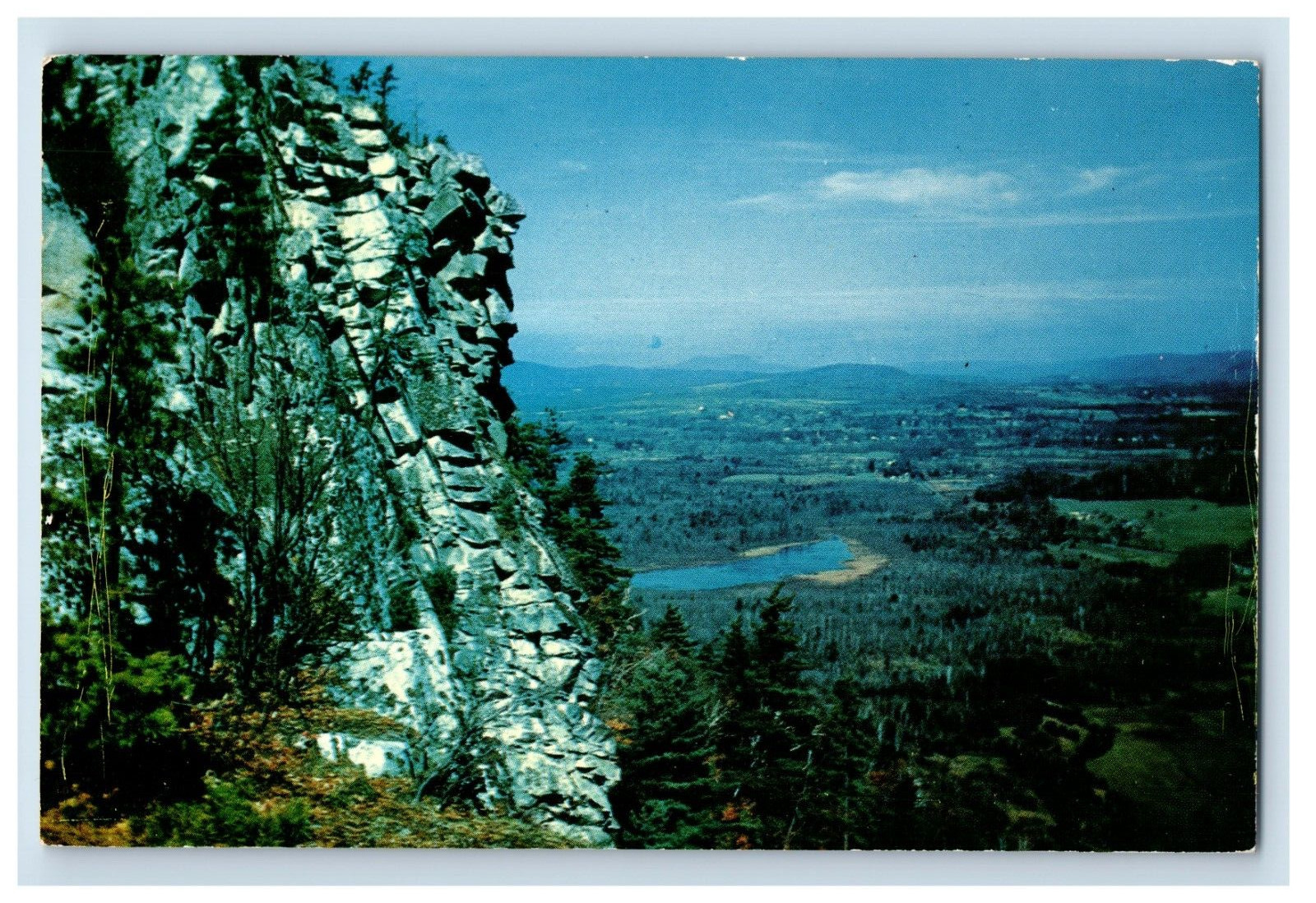 Vintage Summit Of Monument Mountain Berkshires Mass Postcard P203E ...