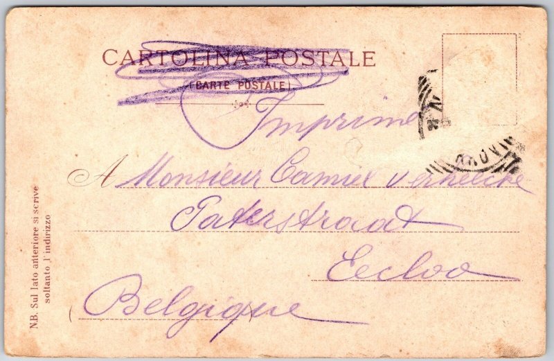 Napoli Gradoni Di Chiaia Naples Italy Street View Pathway Postcard ...