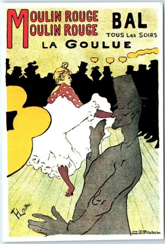 Poster for the dancer La Goulue at the Moulin-Rouge dance hall - Paris ...