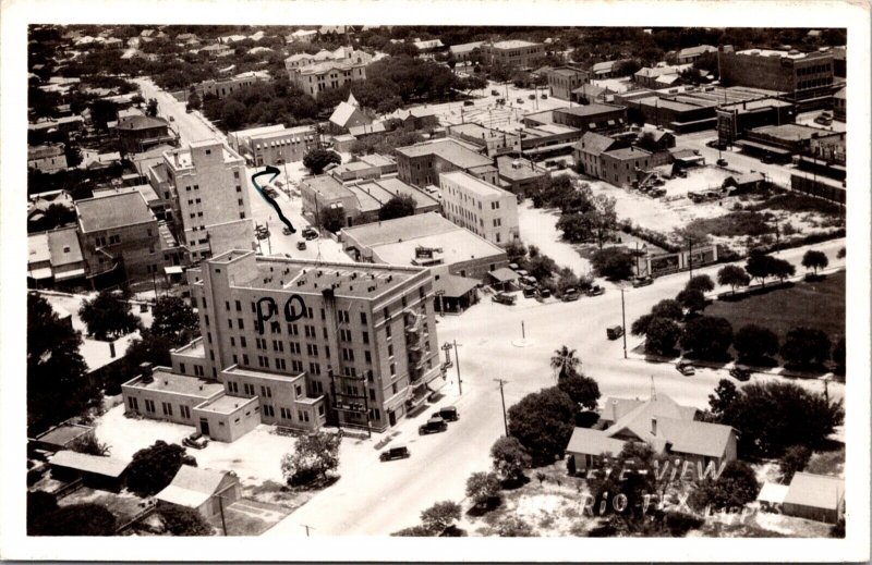Real Photo Postcard Birds Eye View of Del Rio, Texas | United States ...