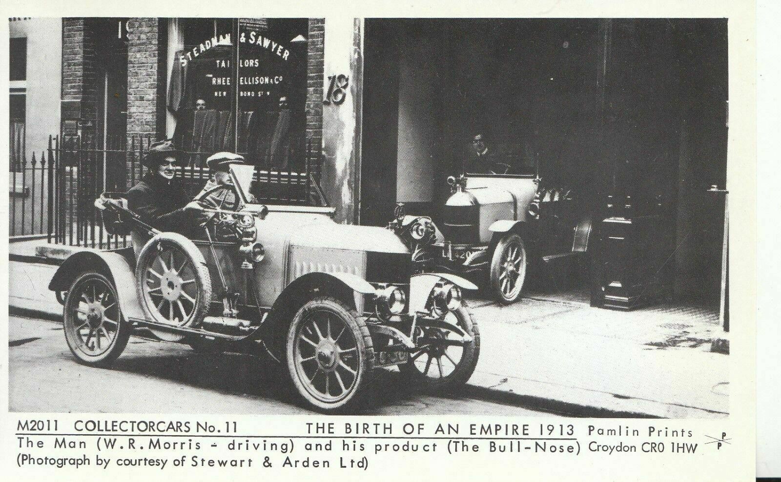 Vintage Car Postcard - Birth of An Empire 1913, W.R. Morris, The Bull ...