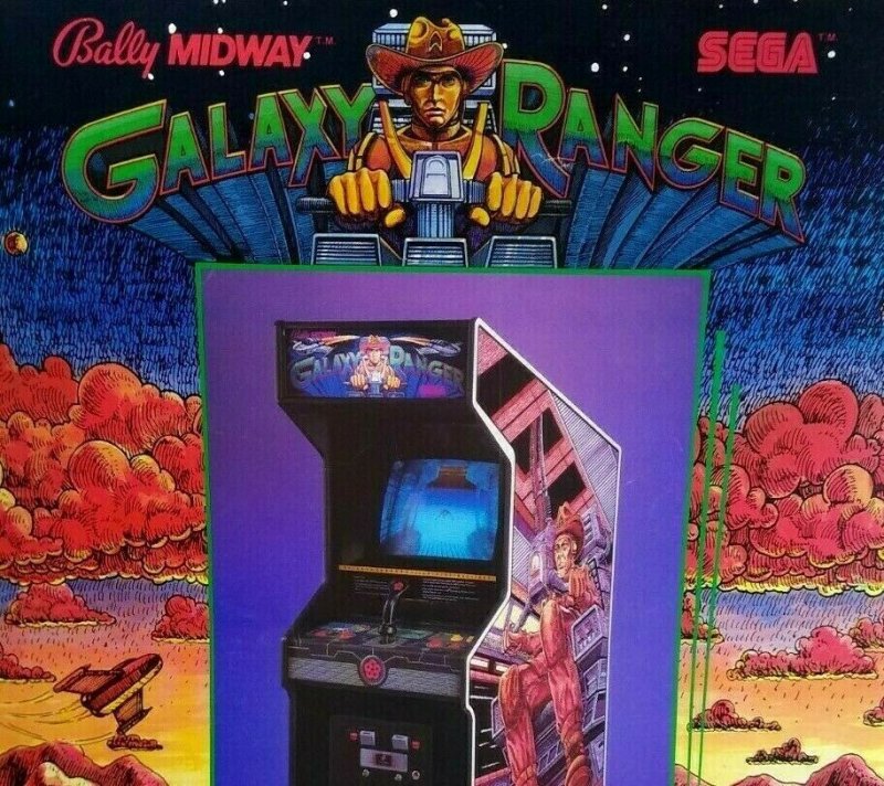Galaxy Ranger Arcade Flyer Original 1984 Vintage Laser Game Artwork 8.5 ...
