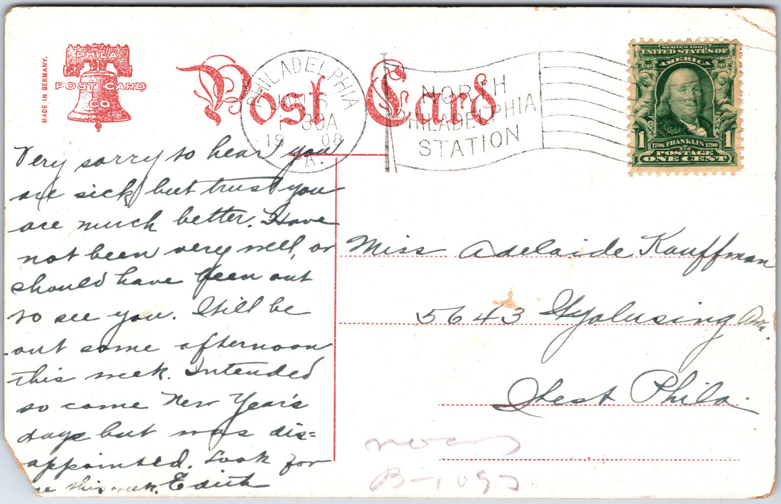 Vintage Postcard Centennial Lake and Memorial Hall in Distance ...