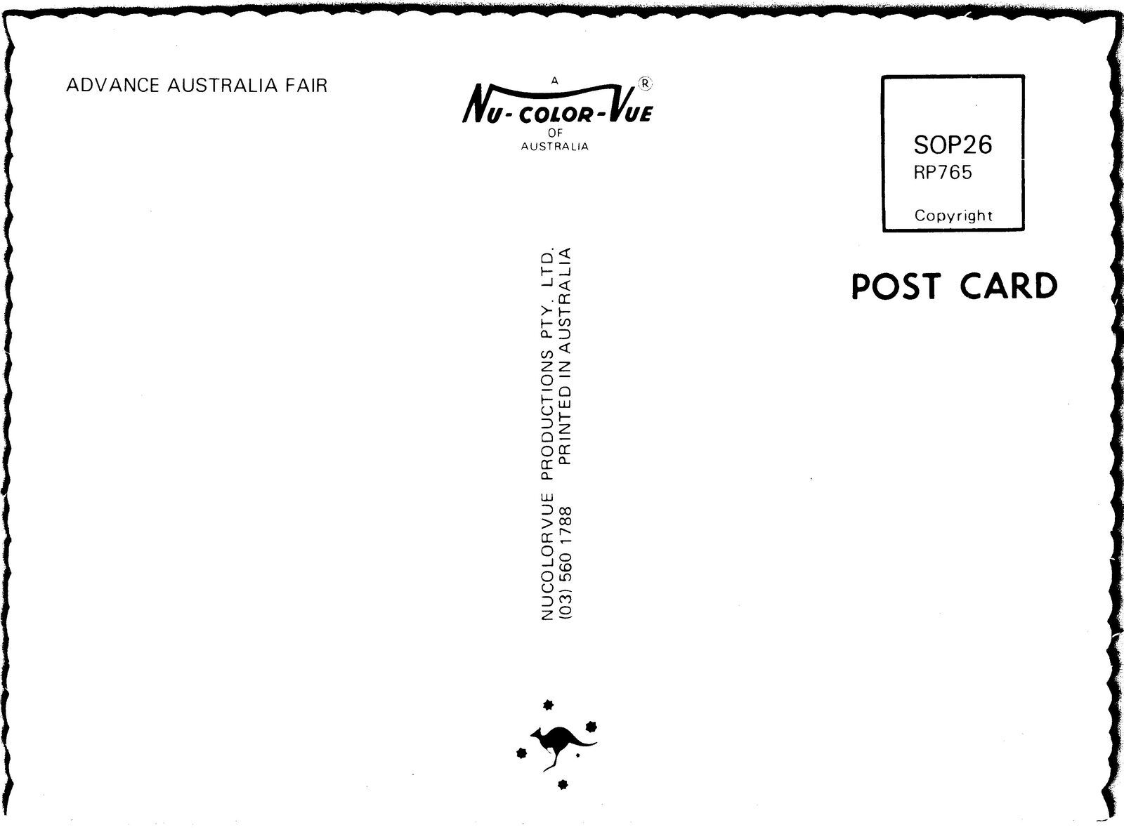 Continental Size Postcard Sights Scenes & Culture of Australia 1970s ...