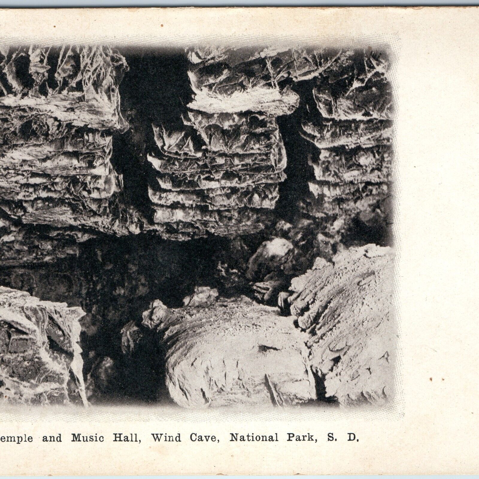 c1900s UDB Wind Cave, SD Masonic Temple Music Secret Cave Freemason PC ...