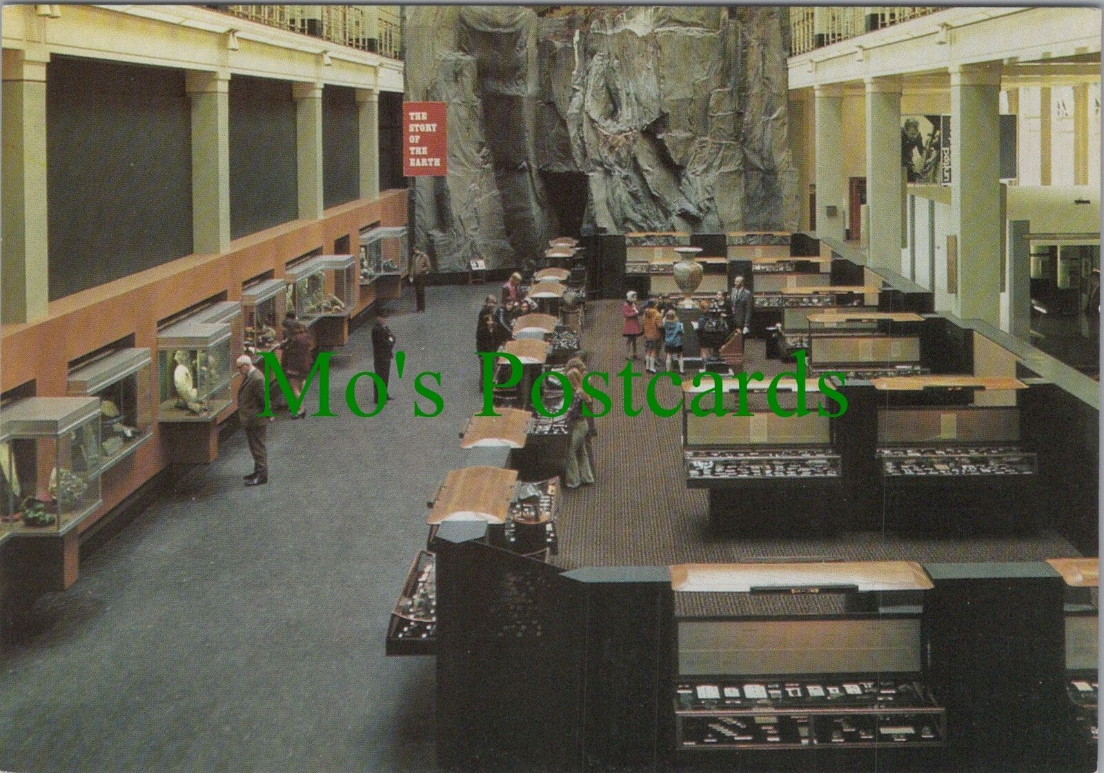 Geological Museum Postcard - The Story of The Earth, Gemstone ...