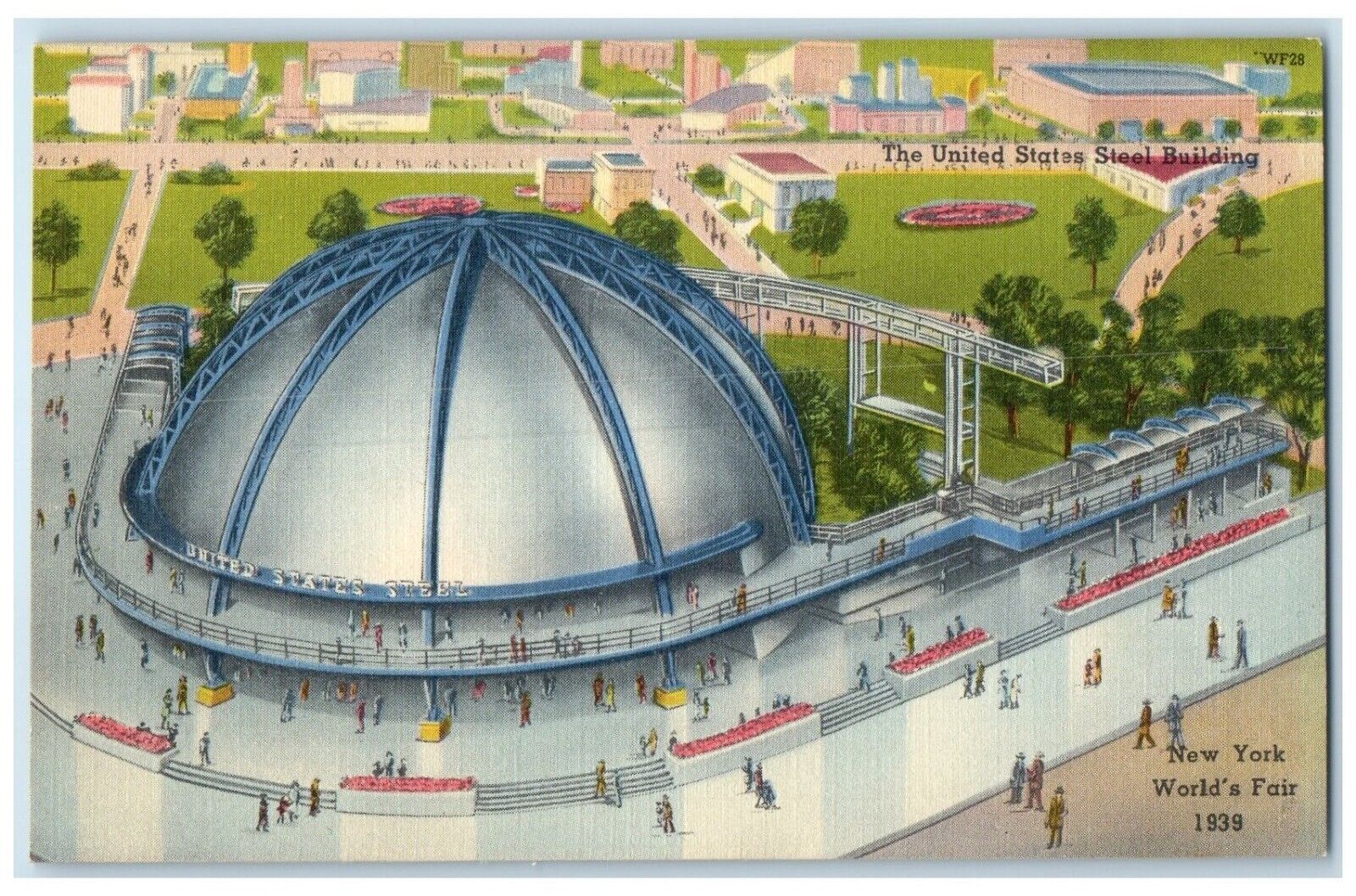 1939 New York World's Fair The United States Steel Building Vintage ...