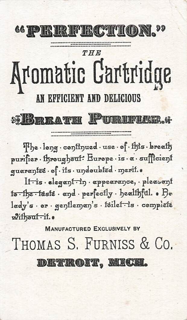 Aromatic Cartridge Breath Purifier French Zouave Soldier Thomas Furniss ...