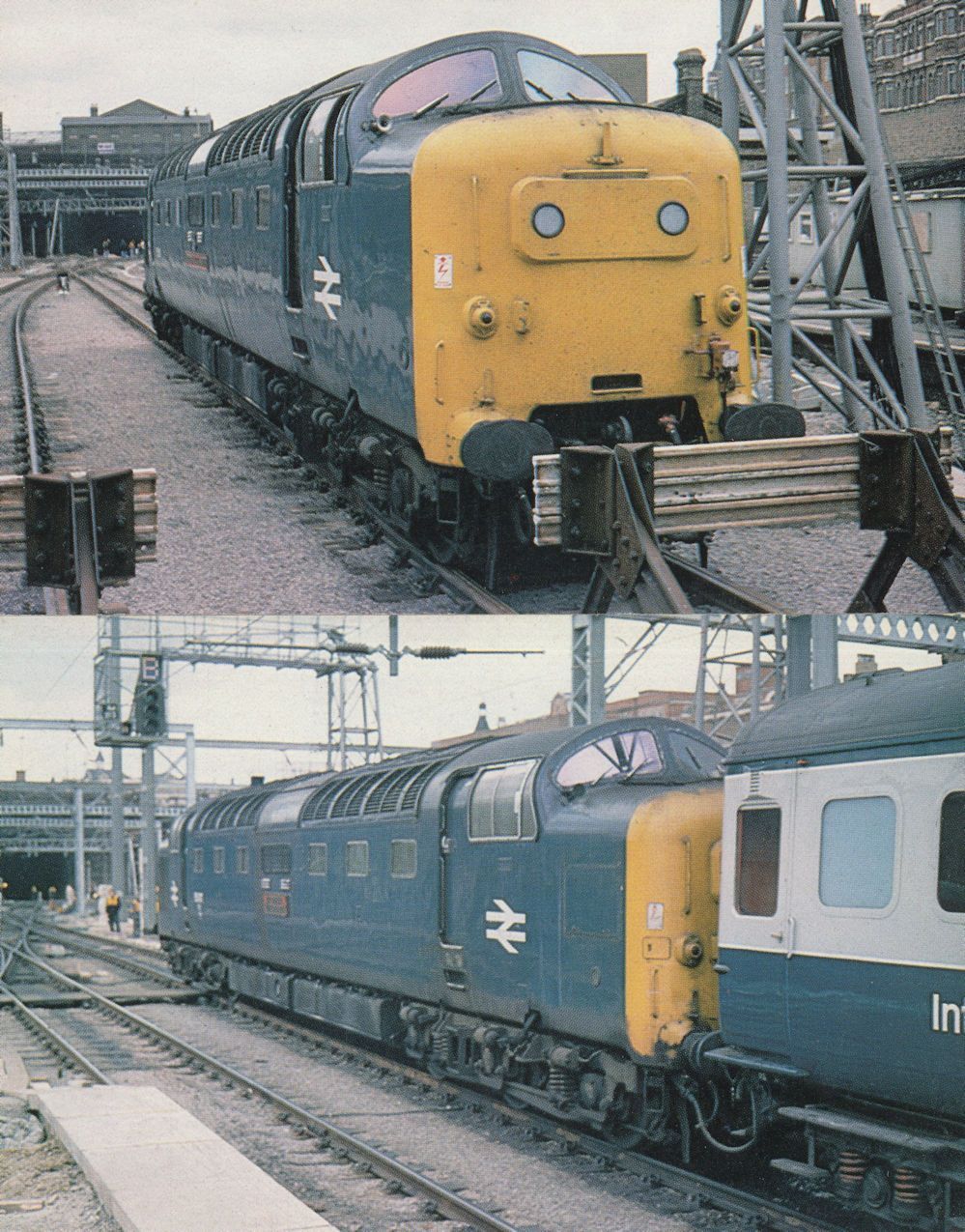 Durham Light Infantry Train Gordon Highlander Kings Cross 2x Postcard ...