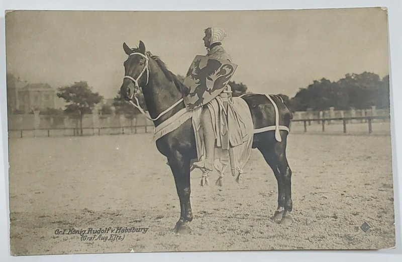 Gr.I King Rudolf of Habsburg, Count August Eltz Costume Knight Horse ...