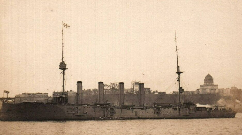British Royal Navy RPPC Photo HMS Drake Cruiser c.1910s | Other ...