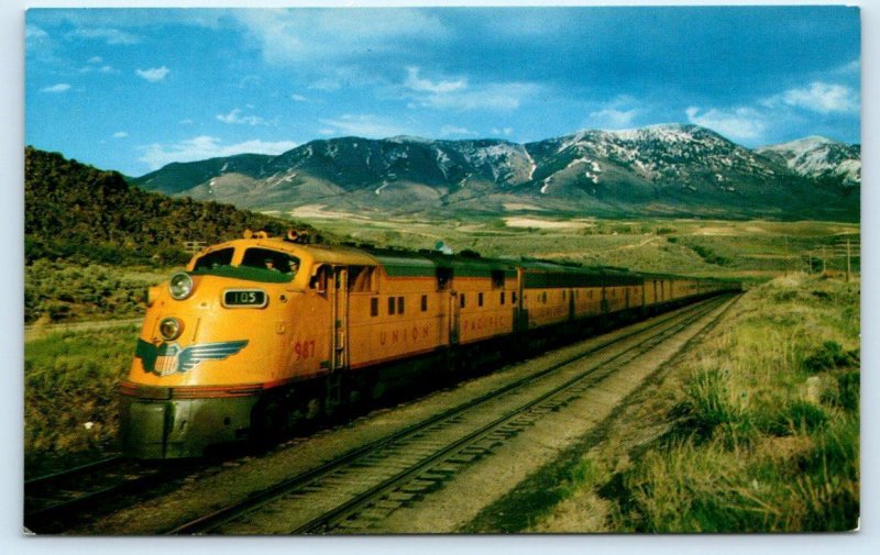 OREGON? ~ UNION PACIFIC RAILROAD Streamliner Train c1950s Chris-A-Tone ...