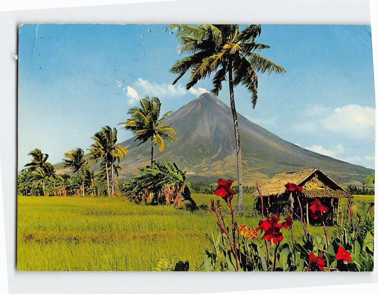 Postcard The Beautiful Mayon Volcano, Albay, Philippines | Asia ...