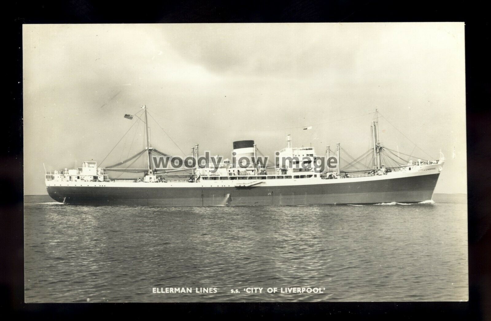 ca0234 - Ellerman Cargo Ship - City of Liverpool , built 1949 ...
