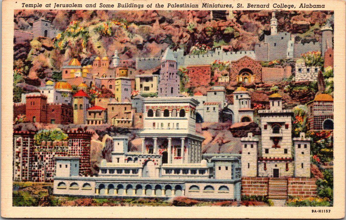 Alabama St Bernard College Temple At Jerusalem & Buildings Miniatures ...