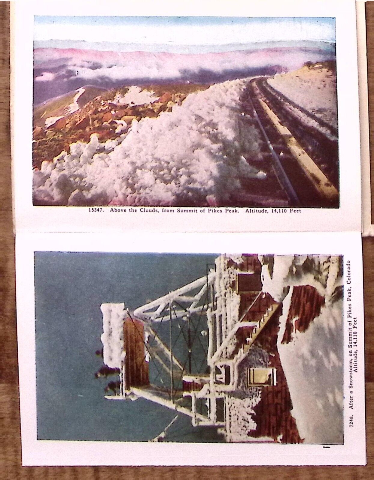 1920s Pikes Peak the Sentinel of the Rockies CO Fold OUT Souvenir ...