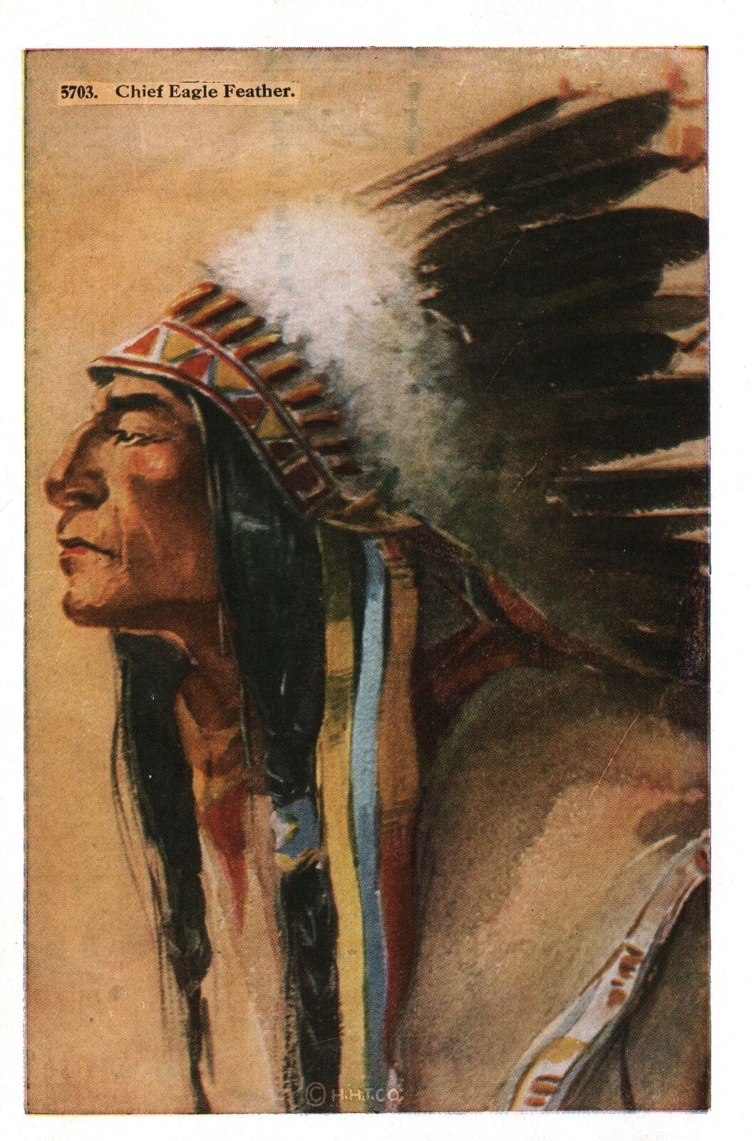 Chief Eagle Feather & TOM of Cochiti Soft Picture Cards C. 1900-1920 ...