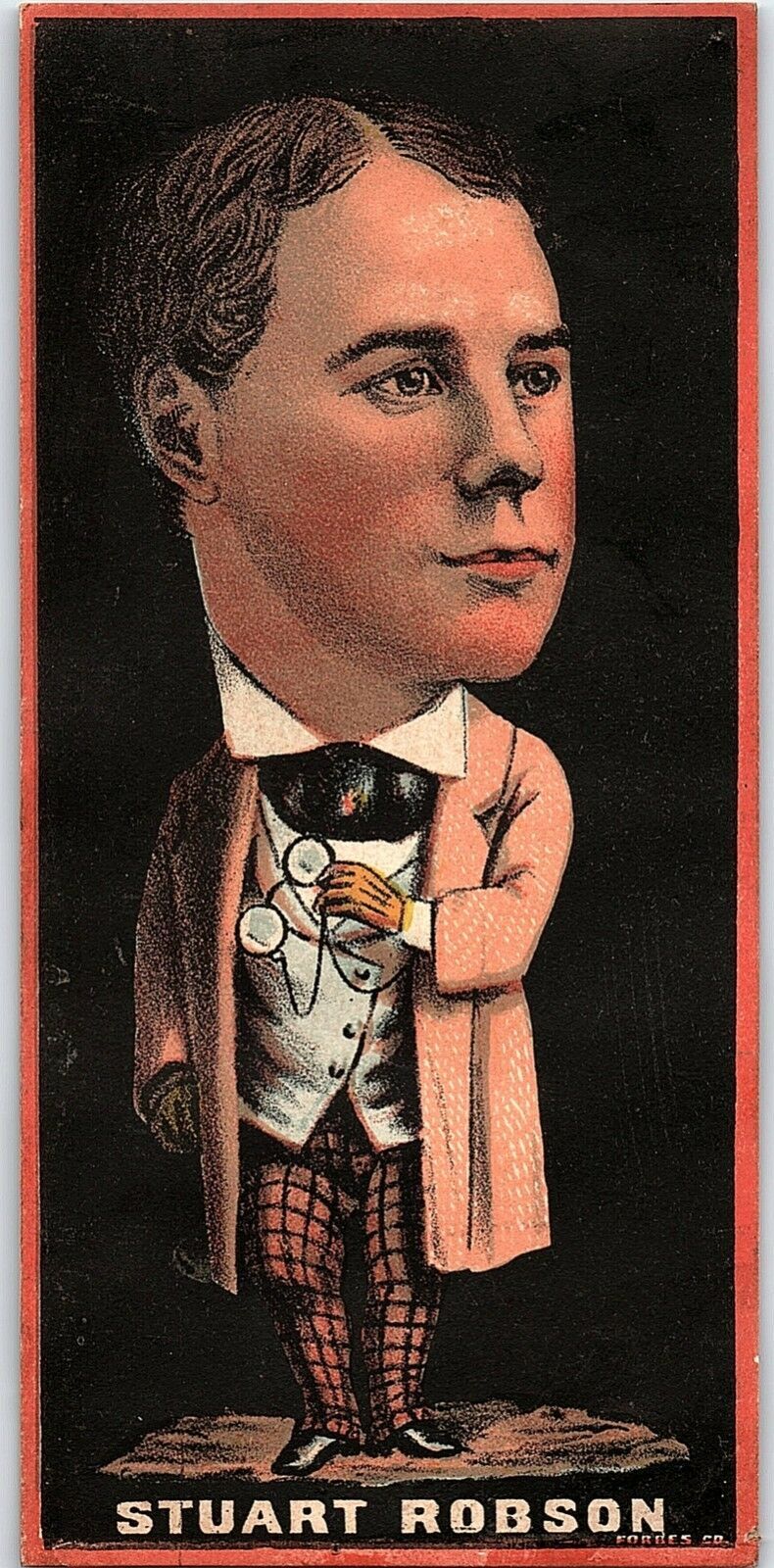 1880's Actor Stuart Robson As Mr. Bangle Stage Play Trade Card #2 P4 ...