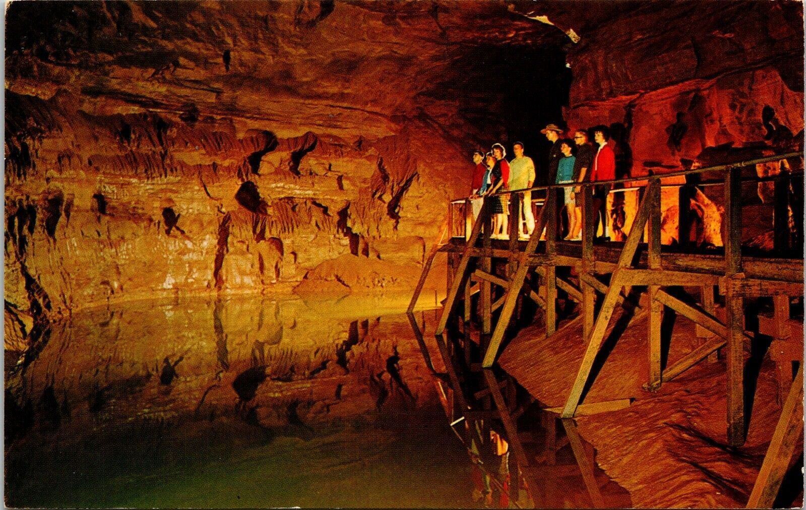 Lake Lethe Mammoth Cave National Park Kentucky Ky Wooden Bridge Scott ...