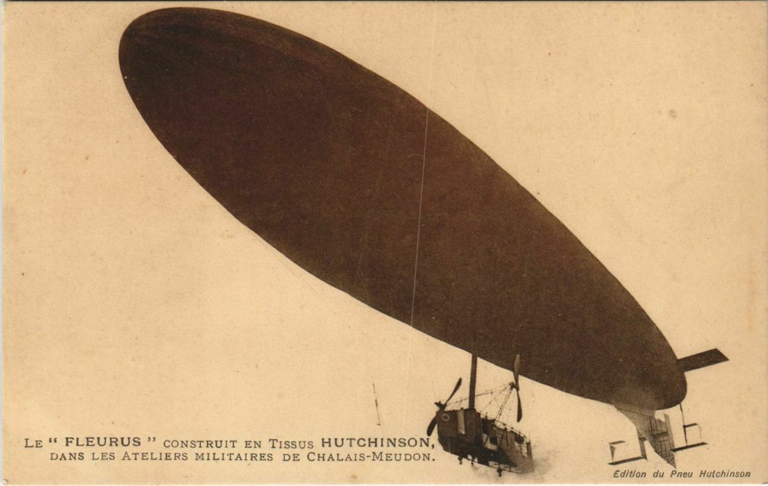 PC Chalais-Meudon LE Fleurus Zeppelin Balloon Aviation (A18993 ...