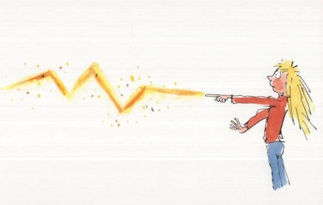 Roald Dahl The Magic Finger Book Magical Hand Postcard | Topics ...