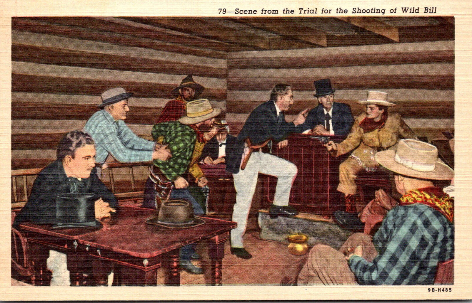 South Dakota Deadwood Scene From The Trial For The Shooting Of Wild ...
