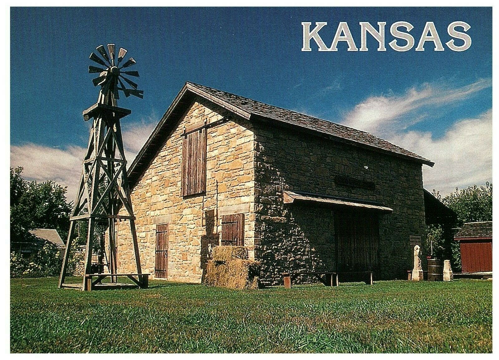 Lingo Livery Stable Ward Meade Park Shawnee Kansas Postcard Posted ...