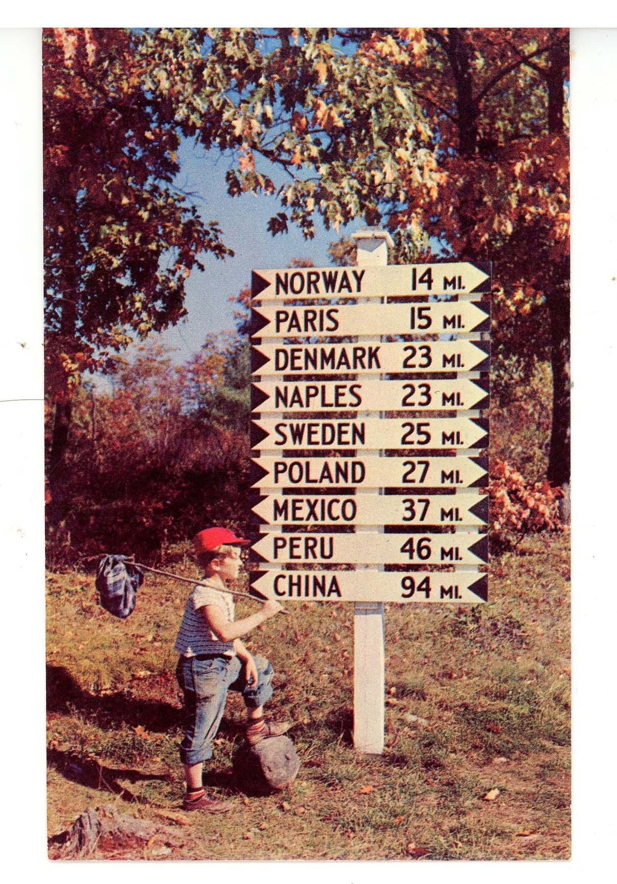 ME - Famous Sign Post of Actual Maine Towns | United States - Maine ...