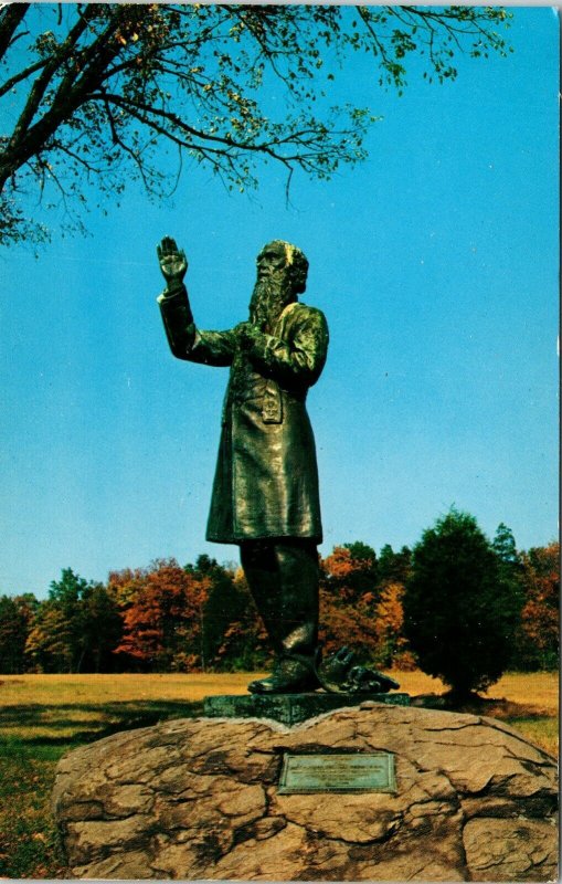 Father Corby Monument Gettysburg Pennsylvania PA Staute VTG Postcard ...