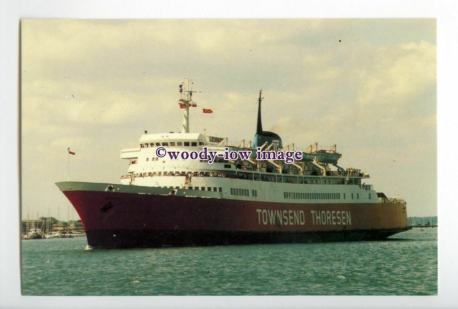 SIM0053 - Townsend-Thoresen Ferry - Dragon , built 1967 - postcard ...