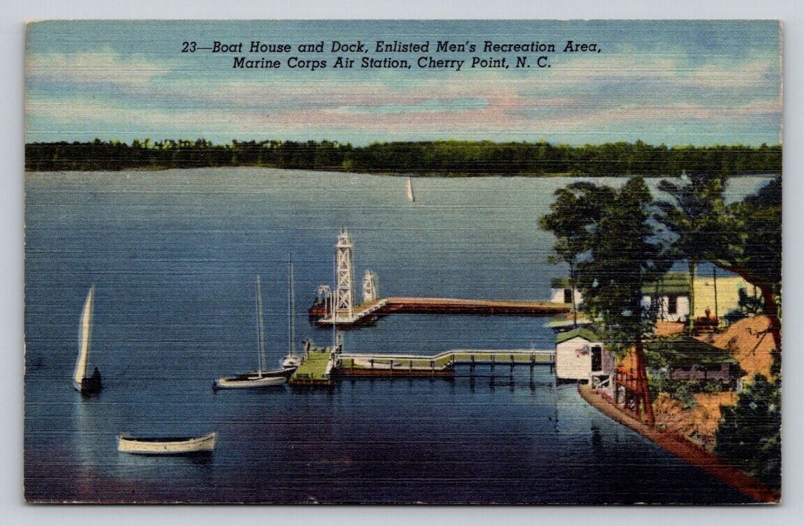 Boathouse Dock Enlisted Rec Area Marine Corps Air Station Cherry Point ...