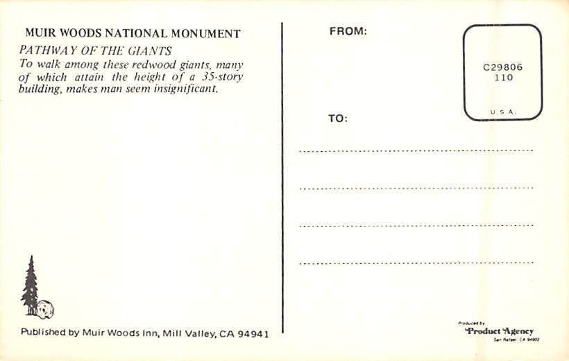 Pathway of the Giants Muir Woods National Monument Mill Valley CA ...