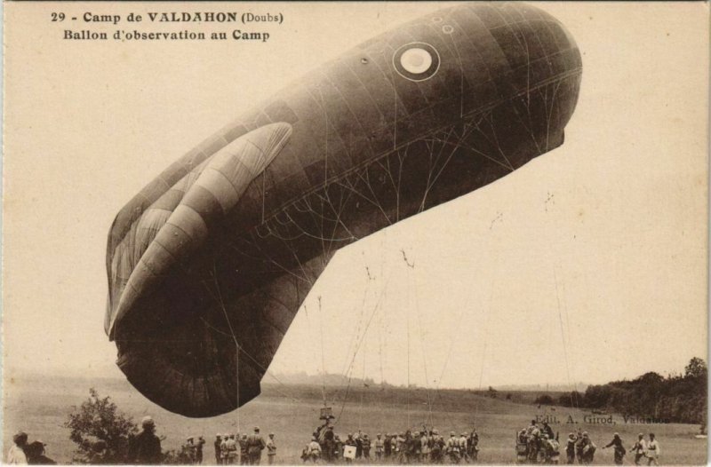 PC Camp DE Valdahon Ballon Observation Zeppelin Balloon Aviation ...