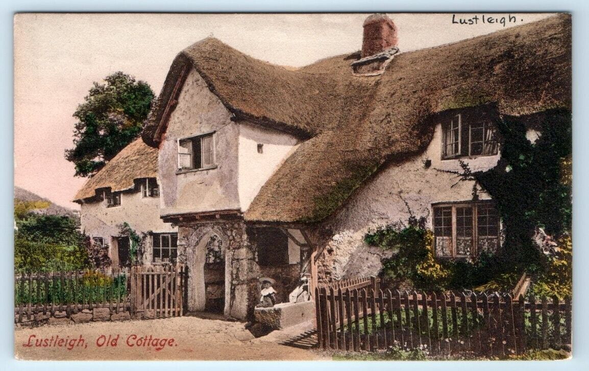 LUSTLEIGH Old Cottage Dartmoor Devon England UK Frith Postcard | Europe ...
